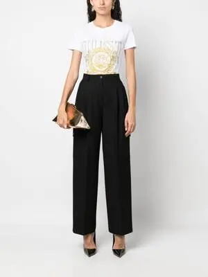 Just Cavalli Tiger Head T-shirt - White