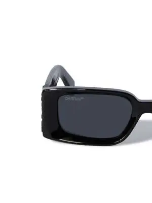 Off-White Roma Rectangle-frame Sunglasses - Black