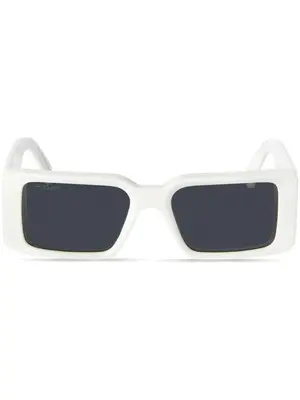 Off-White Milano Rectangle-frame Sunglasses - White
