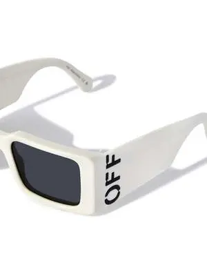 Off-White Milano Rectangle-frame Sunglasses - White