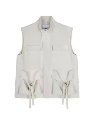 JNBY Multiple-pocket Wool Vest - Neutrals