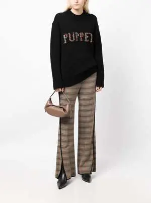 PUPPETS AND PUPPETS Logo-embroidered Jumper