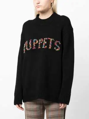 PUPPETS AND PUPPETS Logo-embroidered Jumper