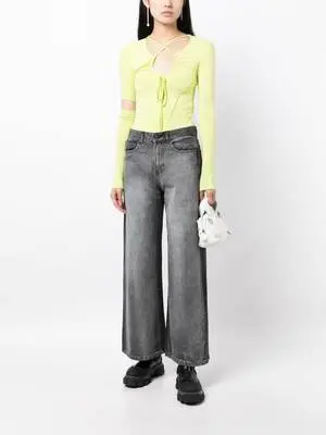 JNBY Panelled Wide-leg Jeans