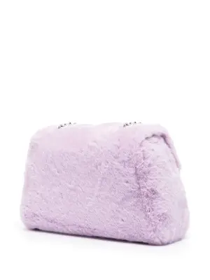 SELF-PORTRAIT Fluffy Bow Shoulder Bag