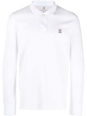 Brunello Cucinelli Logo-embroidered Cotton Polo Shirt