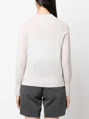 Calvin Klein Fine-knit Wool Jumper - Neutrals