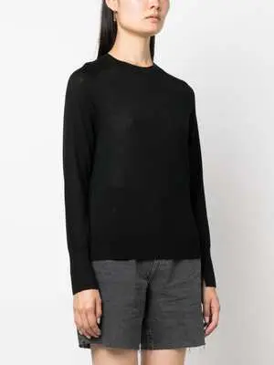 Calvin Klein Fine-knit Wool Jumper - Black
