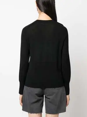 Calvin Klein Fine-knit Wool Jumper - Black