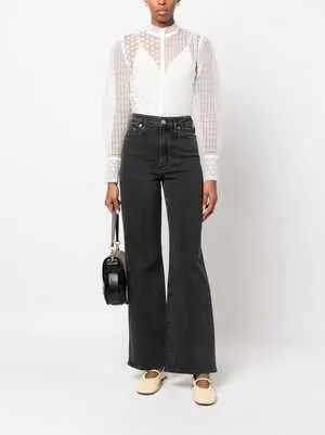 Maje Layered Cotton-blend Shirt