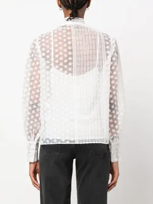 Maje Layered Cotton-blend Shirt