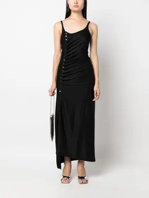 Rabanne Asymmetric Maxi Dress