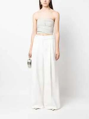Philosophy Di Lorenzo Serafini Strapless Cropped Top - Grey
