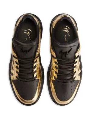 GIUSEPPE ZANOTTI Talon Mid-top Sneakers - Gold