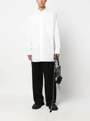 Yohji Yamamoto Long-sleeve Cotton Shirt - White