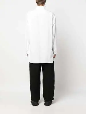Yohji Yamamoto Long-sleeve Cotton Shirt - White