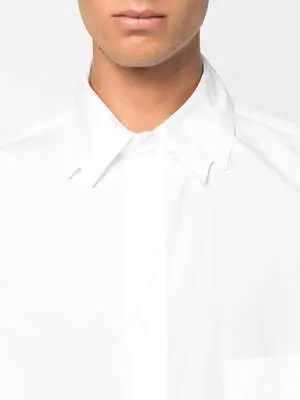 Yohji Yamamoto Long-sleeve Cotton Shirt - White