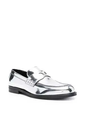Gcds Reflective-effect Loafers - Silver