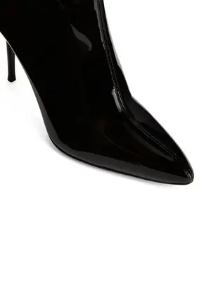 GIUSEPPE ZANOTTI Pearlie 105mm Leather Ankle Boots
