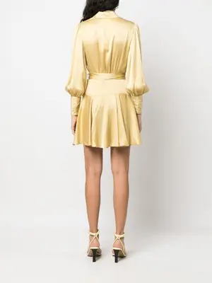 Zimmermann Silk Wrap Minidress