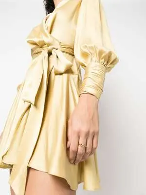 Zimmermann Silk Wrap Minidress