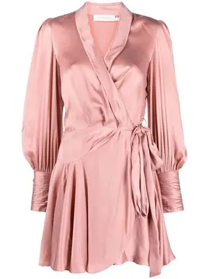 Pink Silk Cocktail Dresses