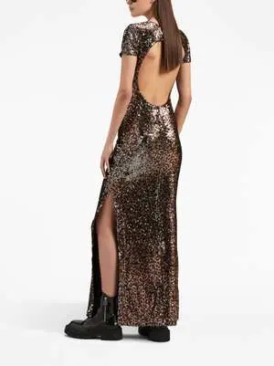 Palm Angels Sequinned Maxi Dress