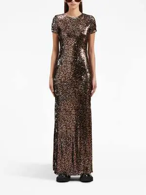 Palm Angels Sequinned Maxi Dress