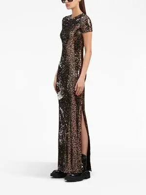 Palm Angels Sequinned Maxi Dress