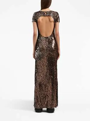 Palm Angels Sequinned Maxi Dress