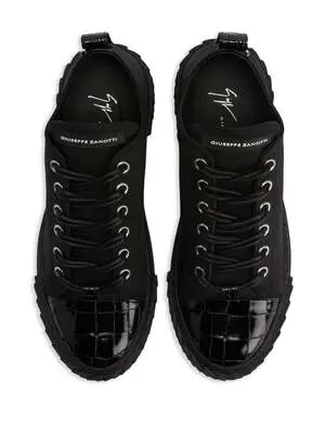 GIUSEPPE ZANOTTI Blabber Lace-up Sneakers - Black