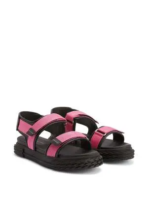GIUSEPPE ZANOTTI Blabber Gummy Touch-strap Sandals - Black