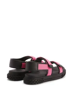 GIUSEPPE ZANOTTI Blabber Gummy Touch-strap Sandals - Black