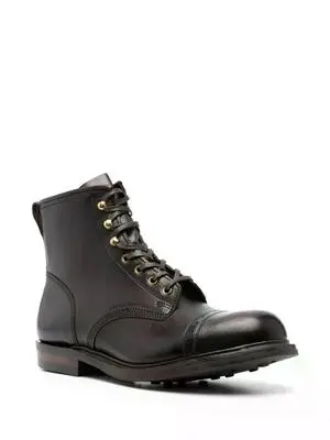 Ralph Lauren Bowery Lace-up Leather Boots - Brown