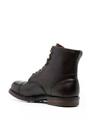 Ralph Lauren Bowery Lace-up Leather Boots - Brown