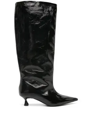 GANNI 45mm Knee-high Boots