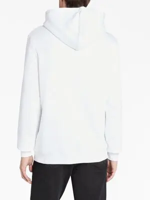 GIUSEPPE ZANOTTI Logo-embroidered Cotton Hoodie