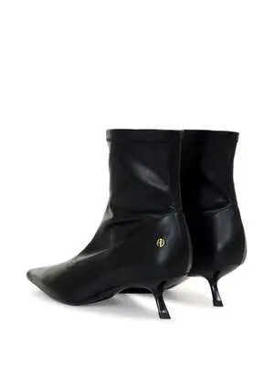 ANINE BING Hilda 50mm Ankle Boots - Black