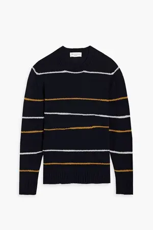Officine Générale Marco Striped Woolblend Sweater