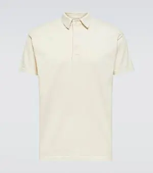 LES TIEN Cotton Piqué Polo Top