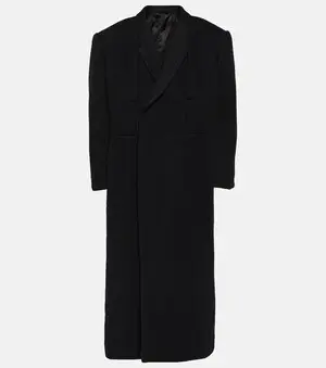 Rick Owens Oversized Virgin Wool Coat