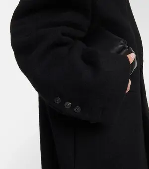 Rick Owens Oversized Virgin Wool Coat