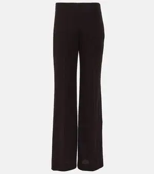 Chloé Wool And Cashmere Straight-leg Pants