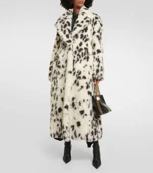 Stella McCartney Printed Teddy Coat