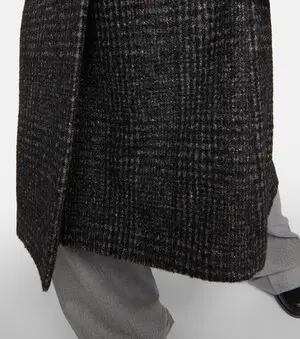 Brunello Cucinelli Checked Wool-blend Coat