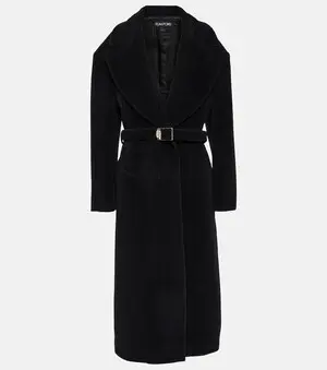 TOM FORD Alpaca And Wool Belted Coat