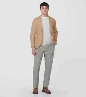 Brunello Cucinelli Wool, Cashmere, And Silk Twill Blazer