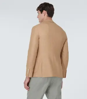 Brunello Cucinelli Wool, Cashmere, And Silk Twill Blazer