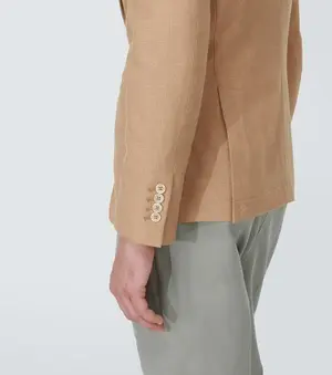 Brunello Cucinelli Wool, Cashmere, And Silk Twill Blazer