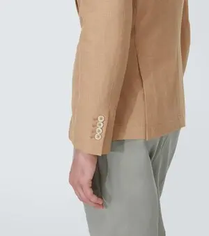 Brunello Cucinelli Wool, Cashmere, And Silk Twill Blazer